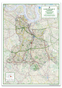 Lewisham London Borough Map– I Love Maps
