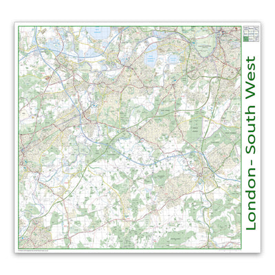 Sheet 7. London South West Street Map– I Love Maps