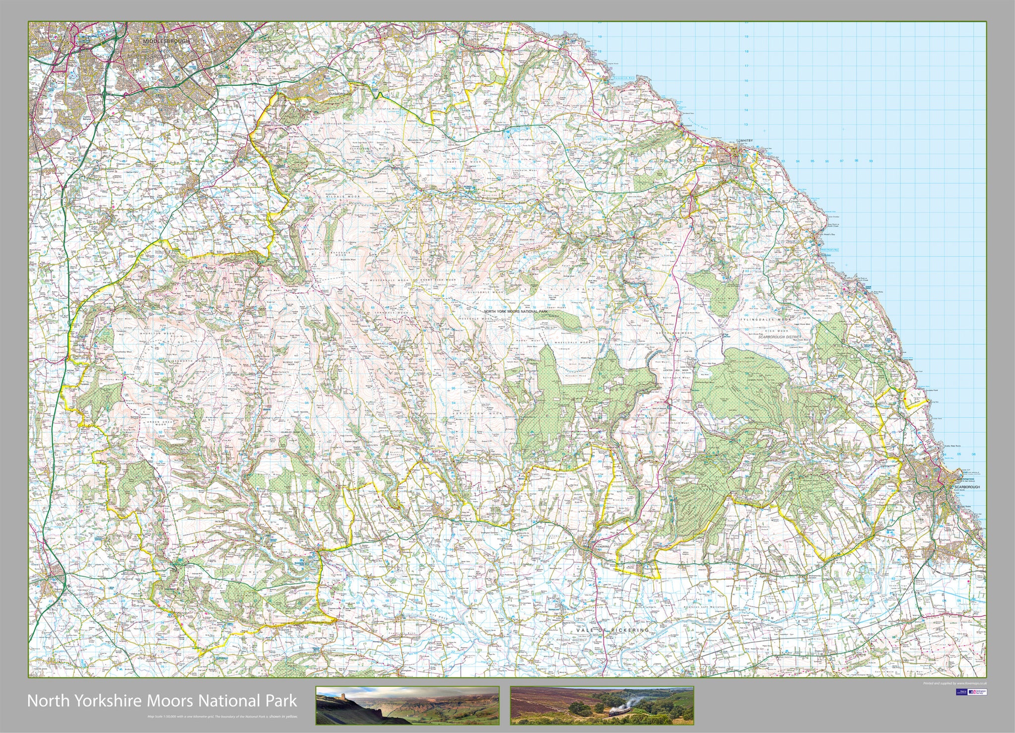 North Yorkshire Moors National Park– I Love Maps