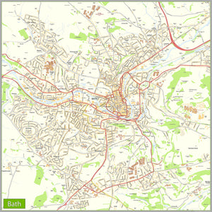 Bath Street Map– I Love Maps