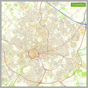 Coventry Street Map– I Love Maps