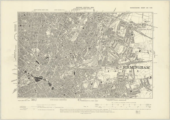 Birmingham Central and East 1905 Map– I Love Maps