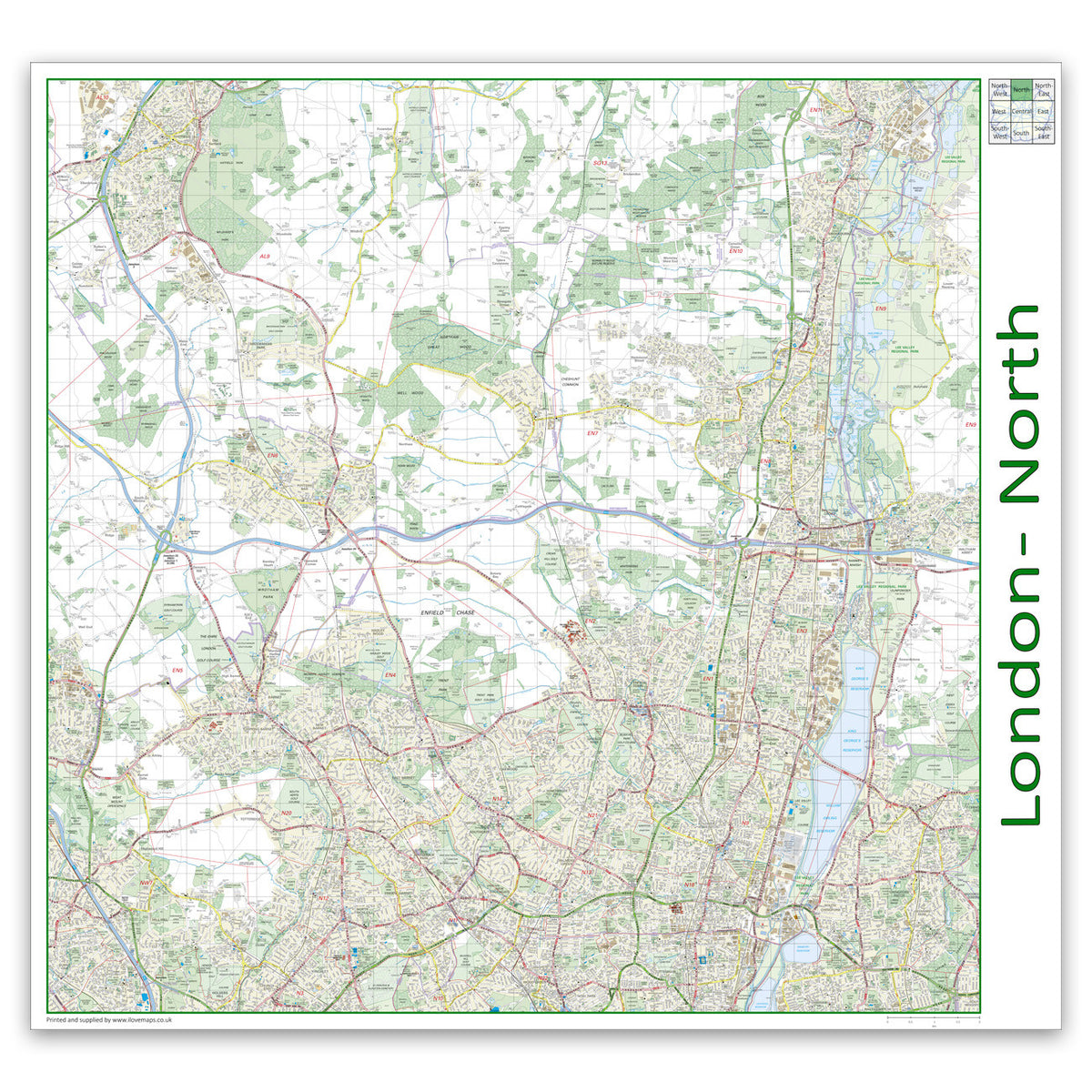 Sheet 2. London North– I Love Maps