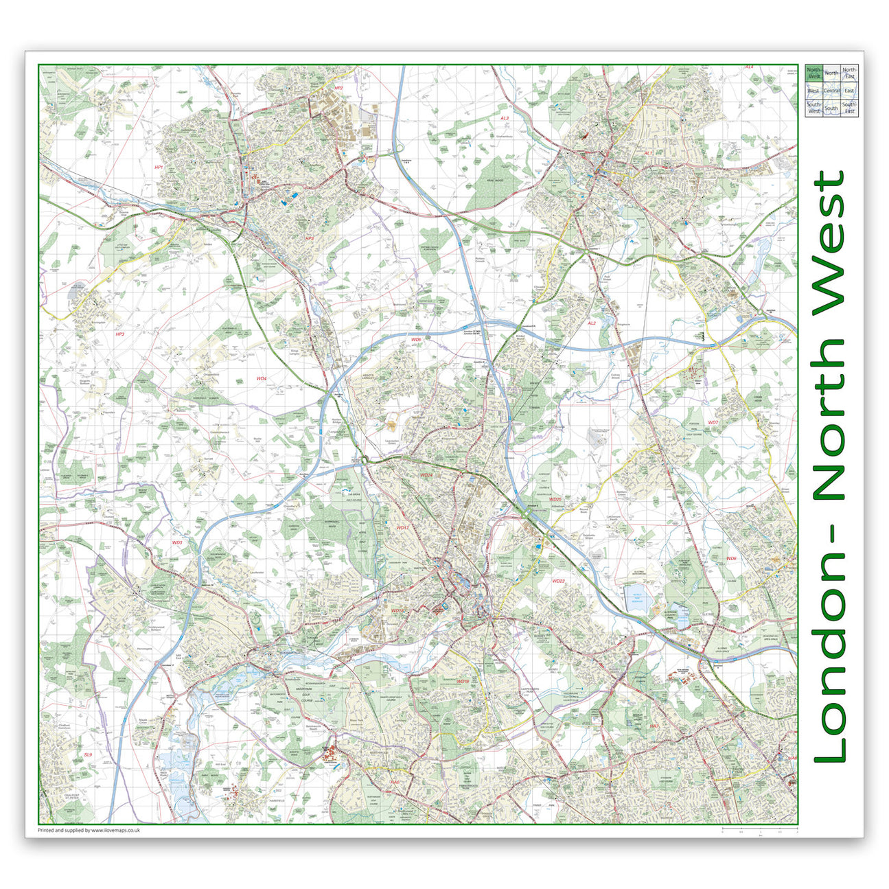 Sheet 1. London North West– I Love Maps