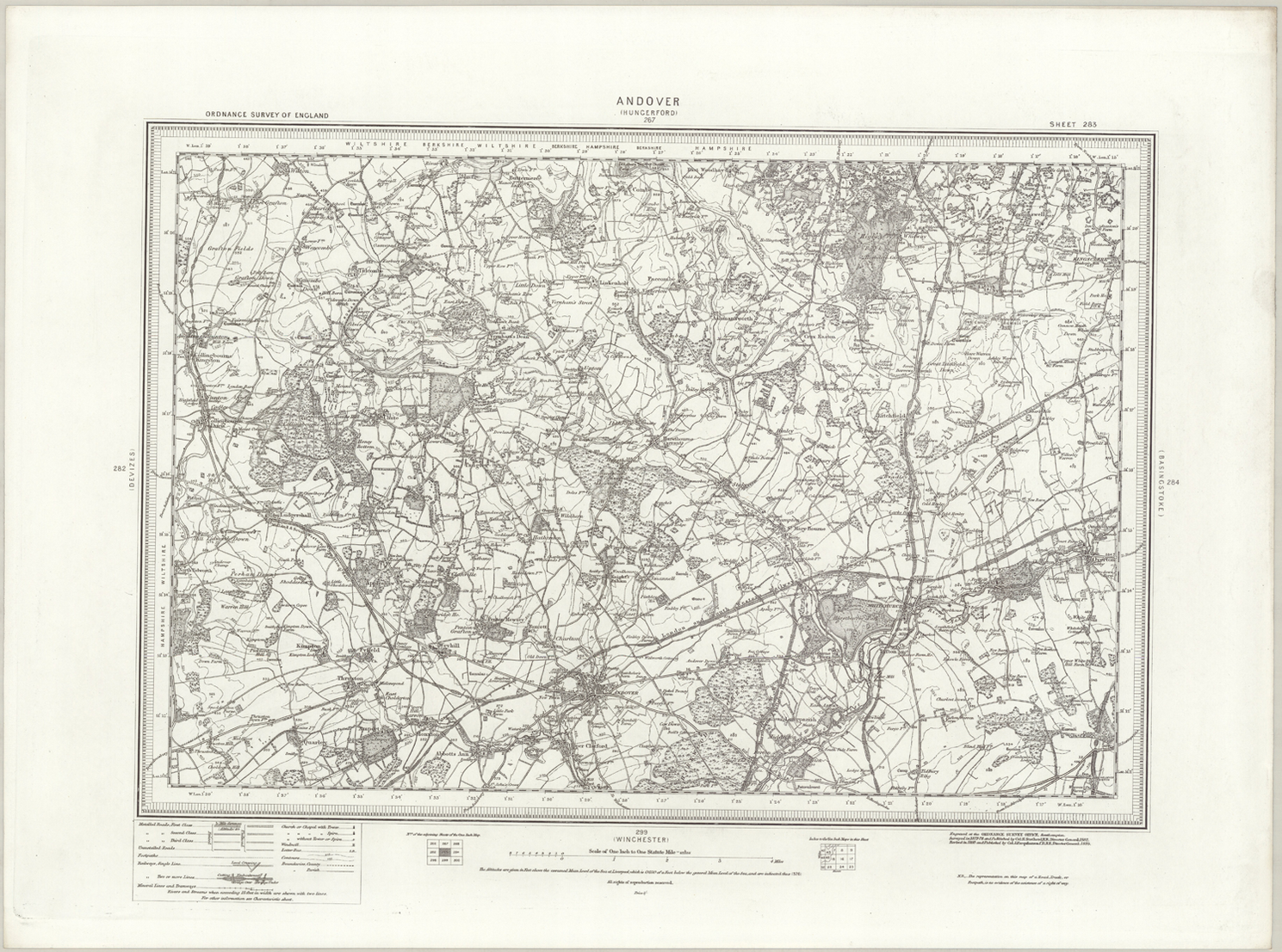 1890 Collection - Andover (Hungerford) Ordnance Survey Map– I Love Maps