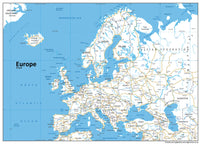 Europe Road Map– I Love Maps