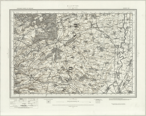 1890 Collection - Ollerton (East Retford) Ordnance Survey Map | I Love Maps