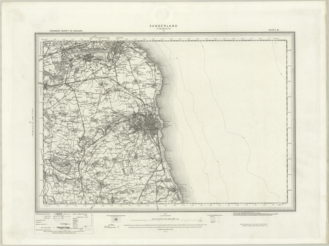 1890 Collection - Sunderland (Tynemouth) Ordnance Survey Map | I Love Maps