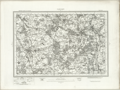 1890 Collection - Hertford (Hitchin) Ordnance Survey Map– I Love Maps