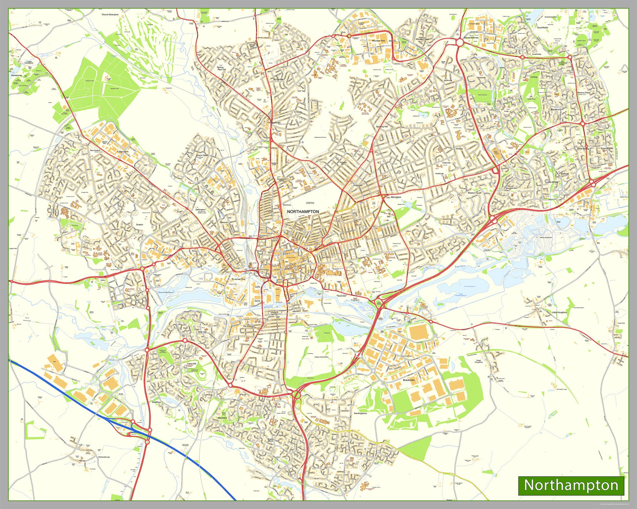 Northampton Street Map– I Love Maps