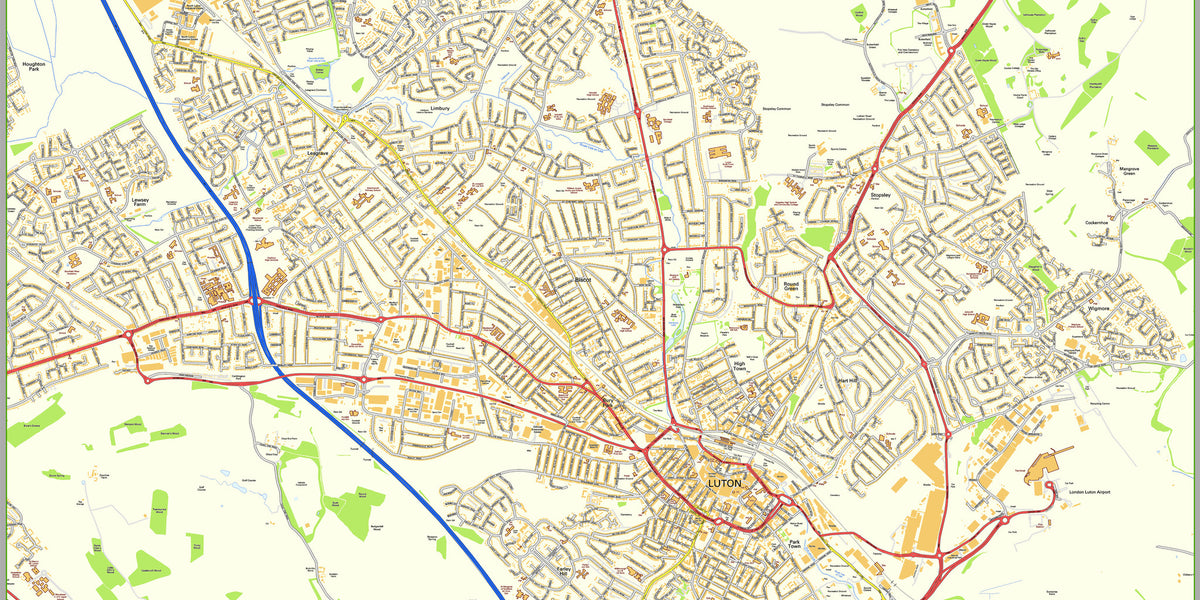Luton Street Map– I Love Maps