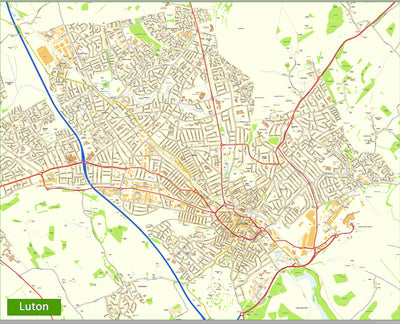 Luton Street Map– I Love Maps