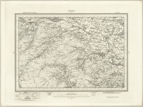 1890 Collection - Masham (Richmond) Ordnance Survey Map | I Love Maps
