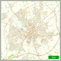 York Street Map– I Love Maps