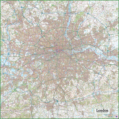 London Within the M25 Map– I Love Maps