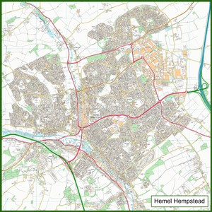 Hemel Hempstead Street Map– I Love Maps