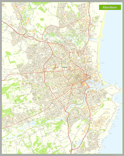 Aberdeen Street Map– I Love Maps