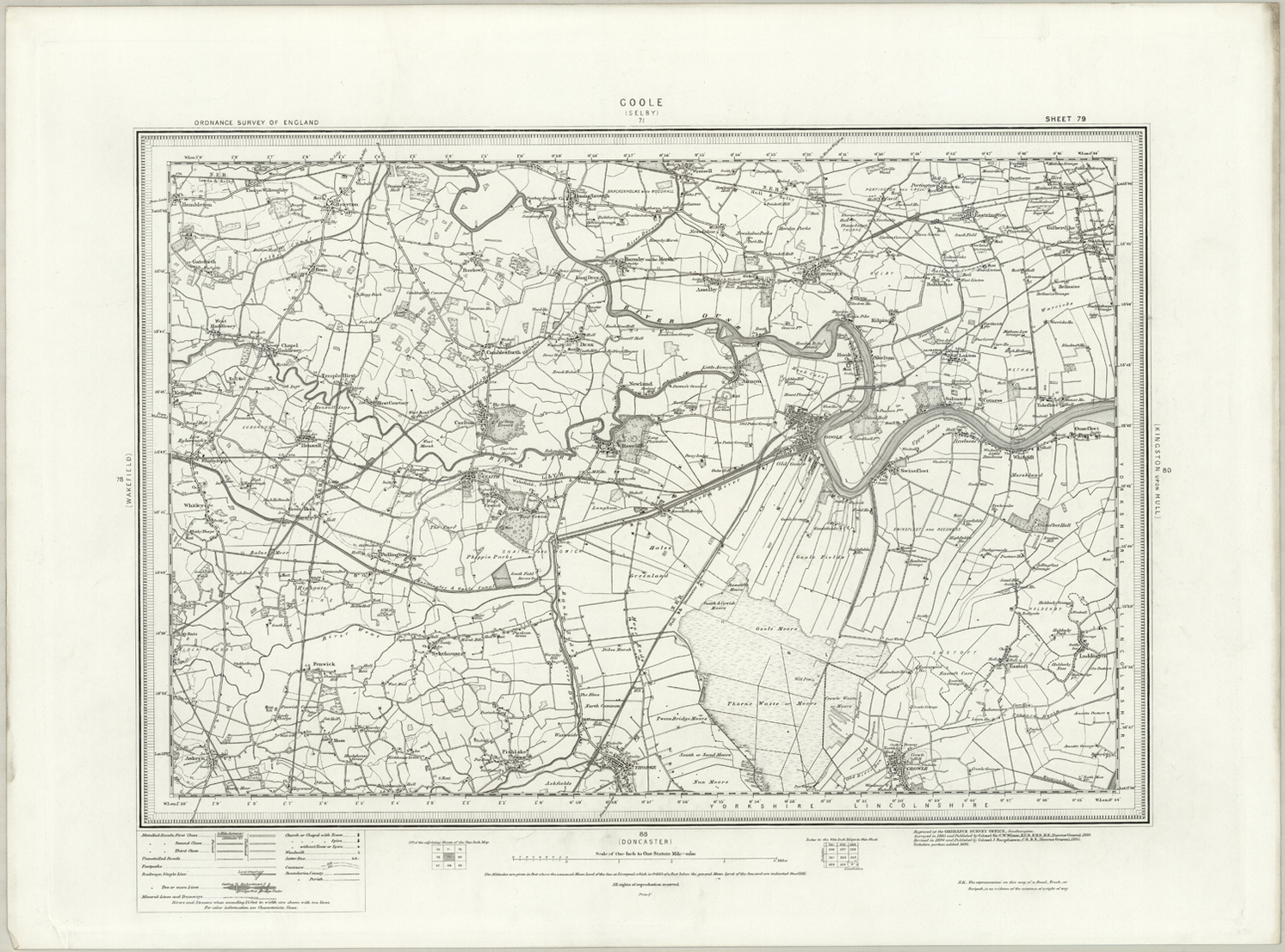 1890 Collection - Goole (Selby) Ordnance Survey Map– I Love Maps