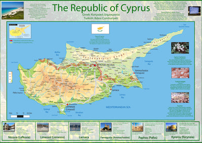 Illustrated Map of Cyprus– I Love Maps