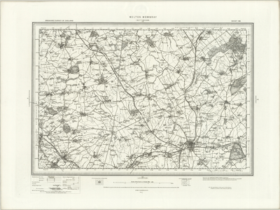 1890 Collection - Melton Mowbray (Nottingham) Ordnance Survey Map– I ...
