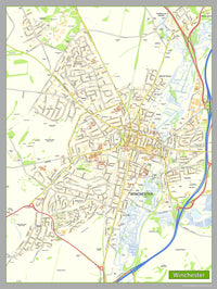 Winchester Street Map– I Love Maps