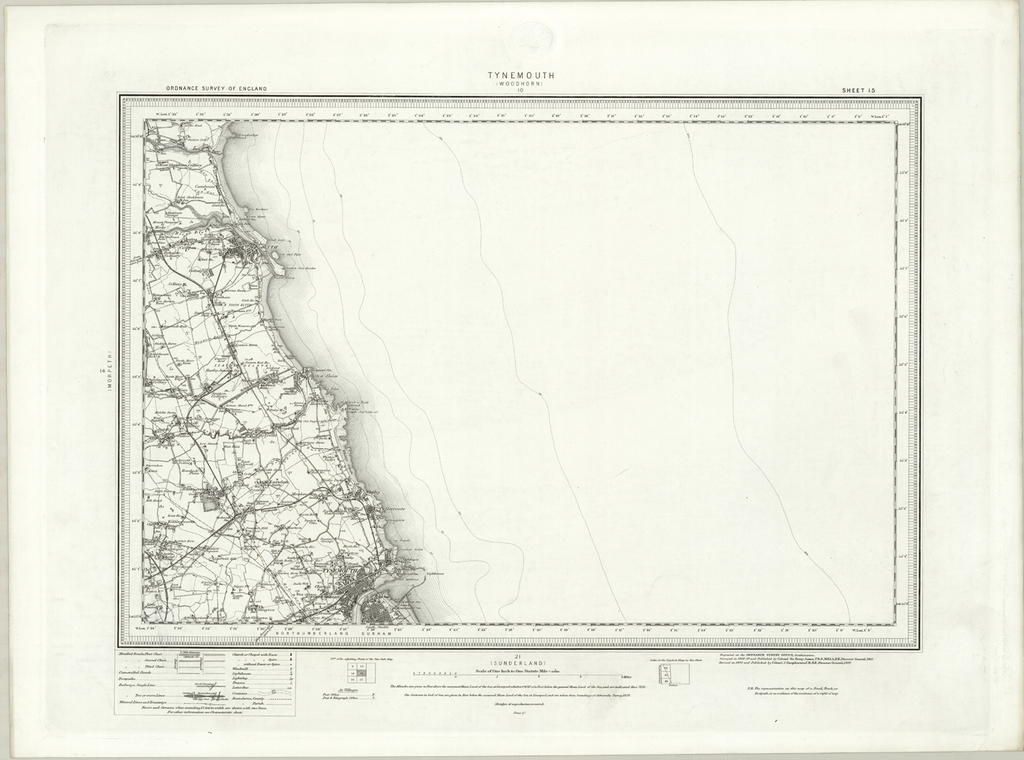 1890 Collection - Tynemouth Ordnance Survey Map | I Love Maps