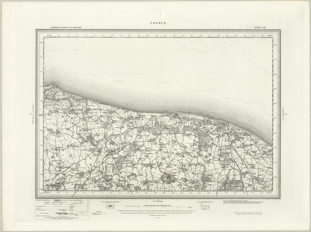 1890 Collection - Cromer Ordnance Survey Map | I Love Maps