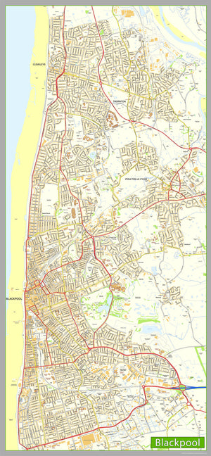 Blackpool Street Map– I Love Maps