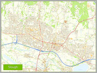 Slough Street Map– I Love Maps