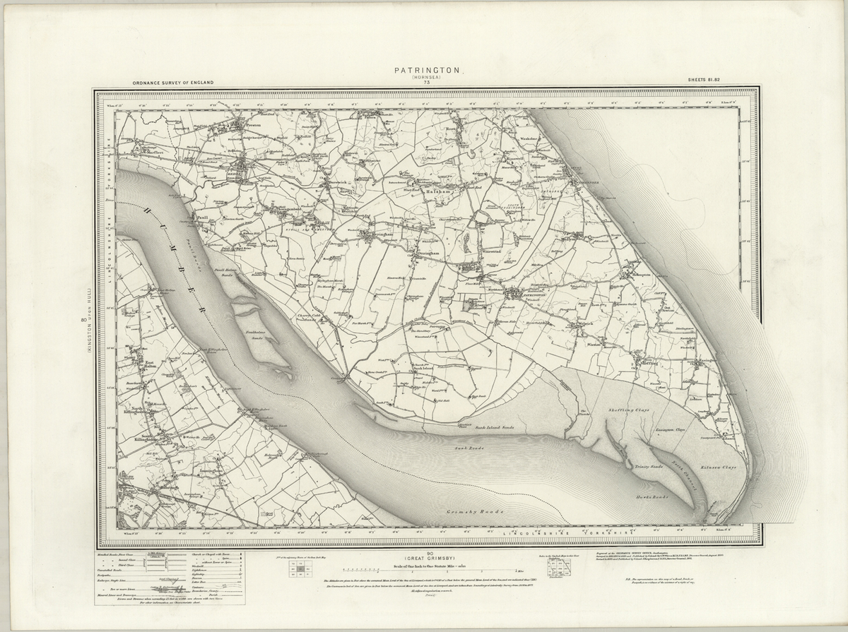 1890 Collection - Patrington (Hornsea) Ordnance Survey Map– I Love Maps
