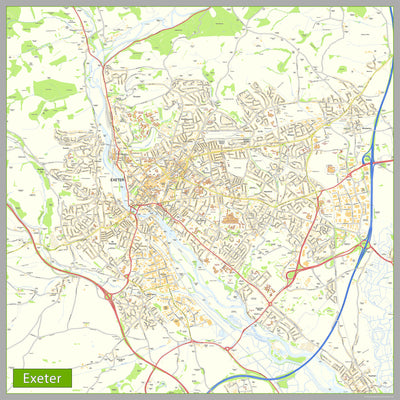 Exeter Street Map– I Love Maps