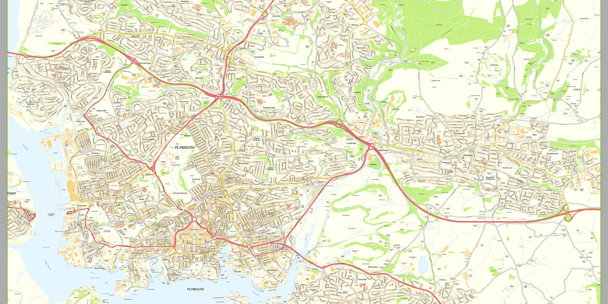 Plymouth Street Map– I Love Maps