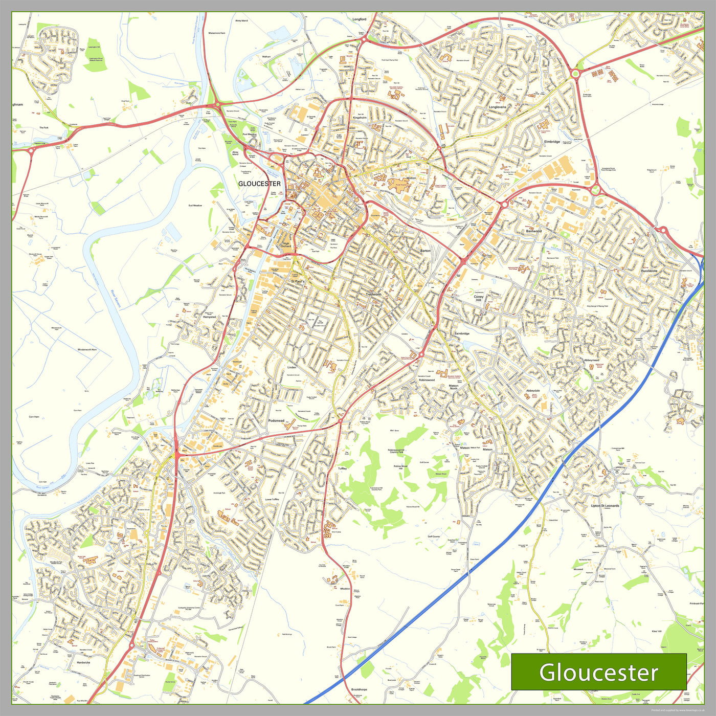 Gloucester Street Map– I Love Maps