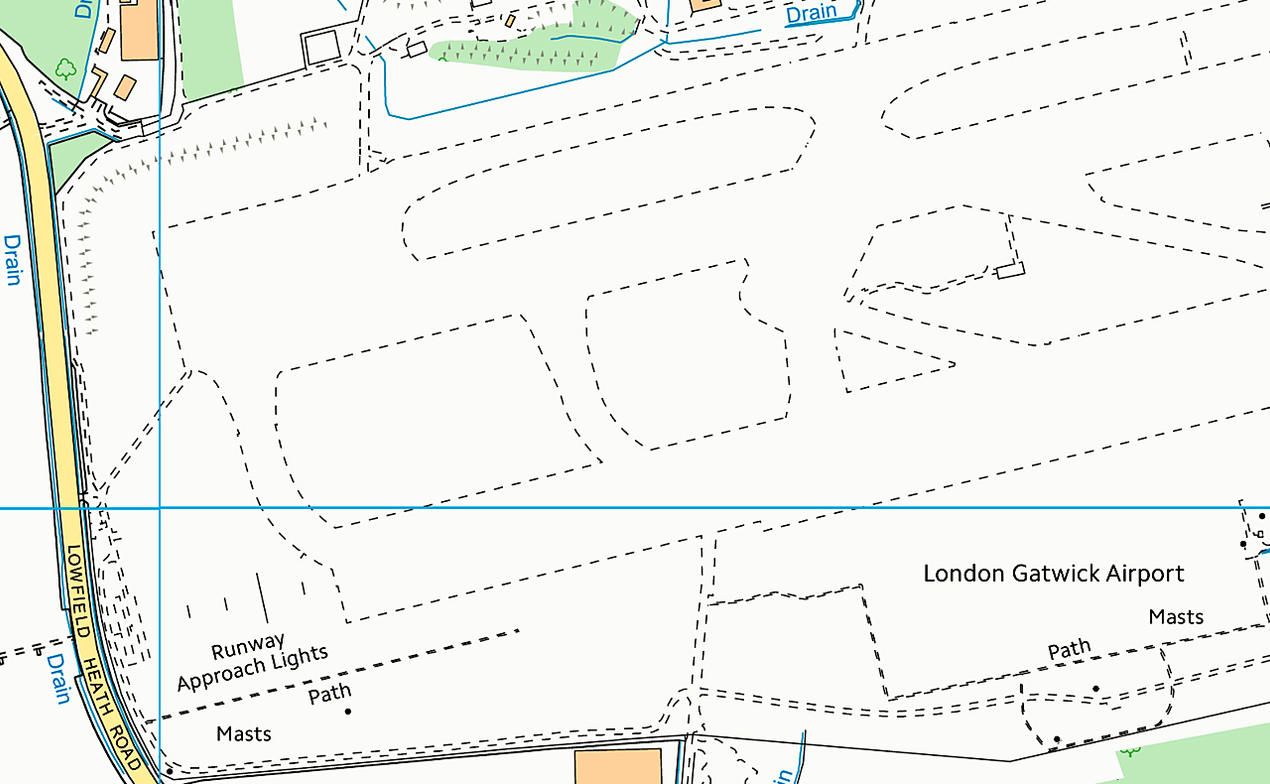 Gatwick Airport Street Map– I Love Maps