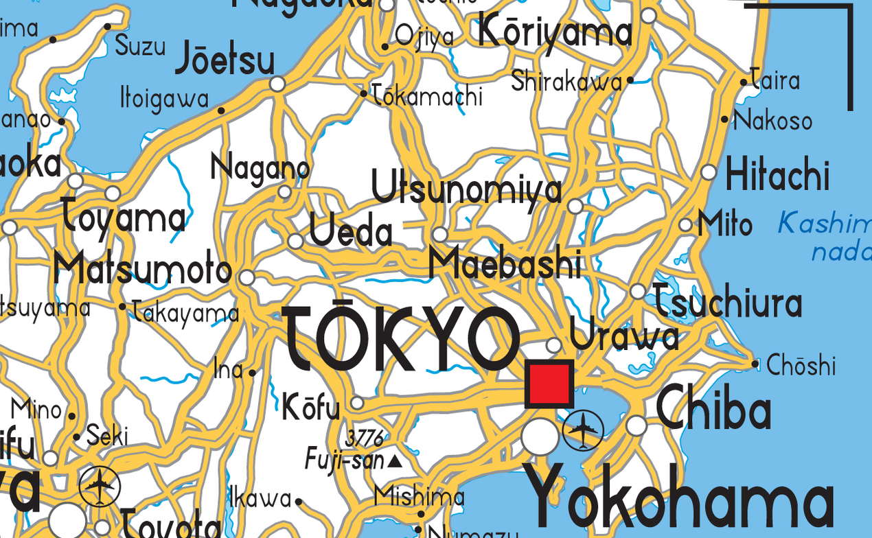 Japan Road Map– I Love Maps