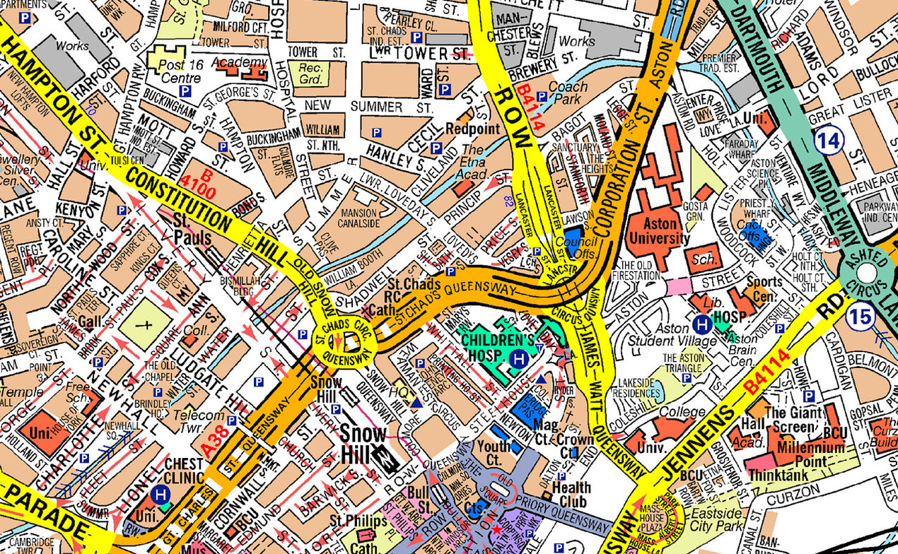 Birmingham 10k x 10k A-Z Map– I Love Maps
