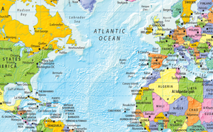 The World Map Set - Physical and Political– I Love Maps