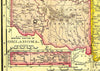 Western Portion of Oklahoma 1895 Map | I Love Maps