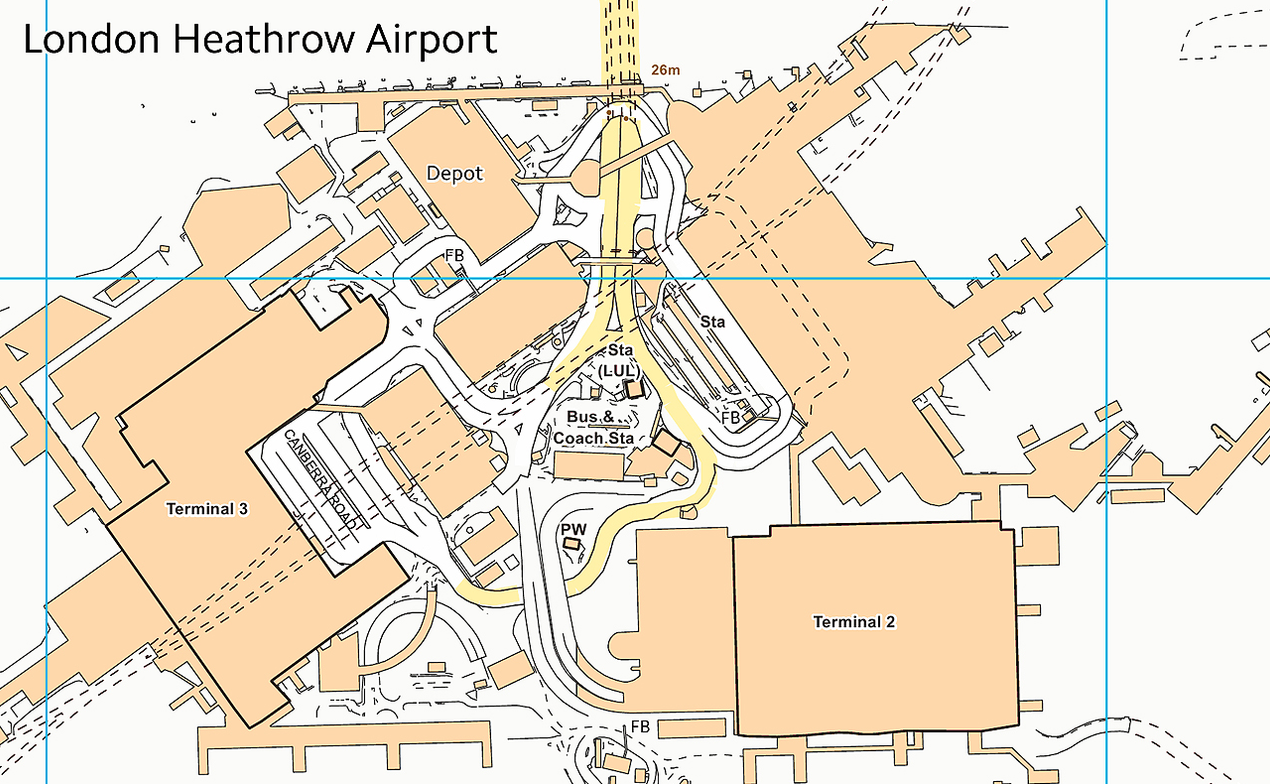 Heathrow Airport Street Map– I Love Maps