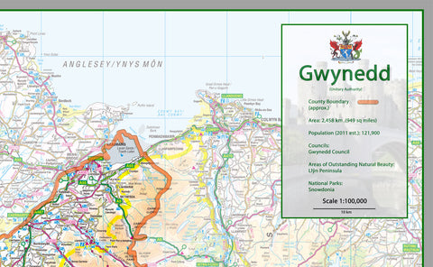 Gwynedd County Map | I Love Maps