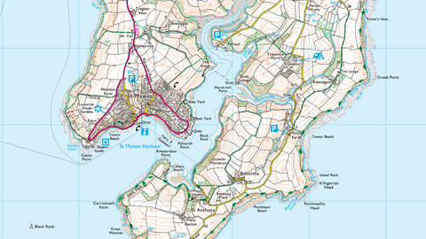 Carrick Roads Coastal Area Map | I Love Maps
