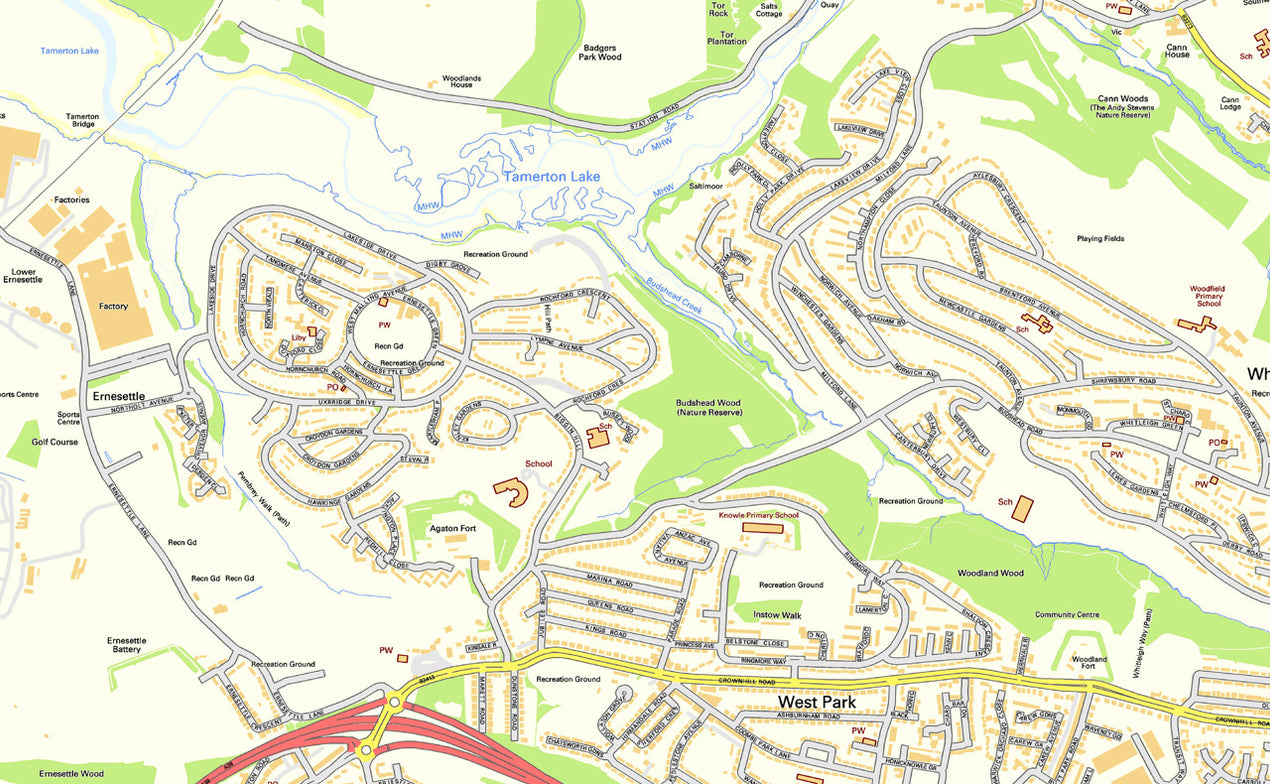 Plymouth Street Map– I Love Maps