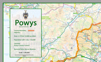 Powys County Map– I Love Maps