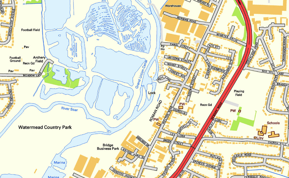 Leicester City Centre Street Map– I Love Maps