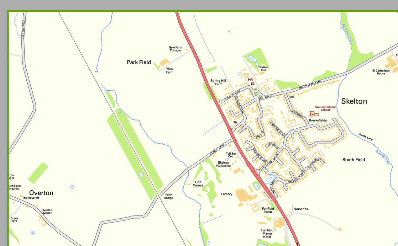 York Street Map– I Love Maps