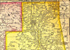 Western Portion of Oklahoma 1895 Map | I Love Maps