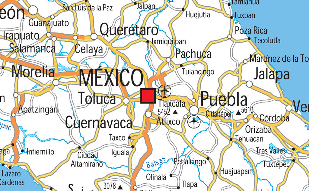 Mexico Road Map– I Love Maps