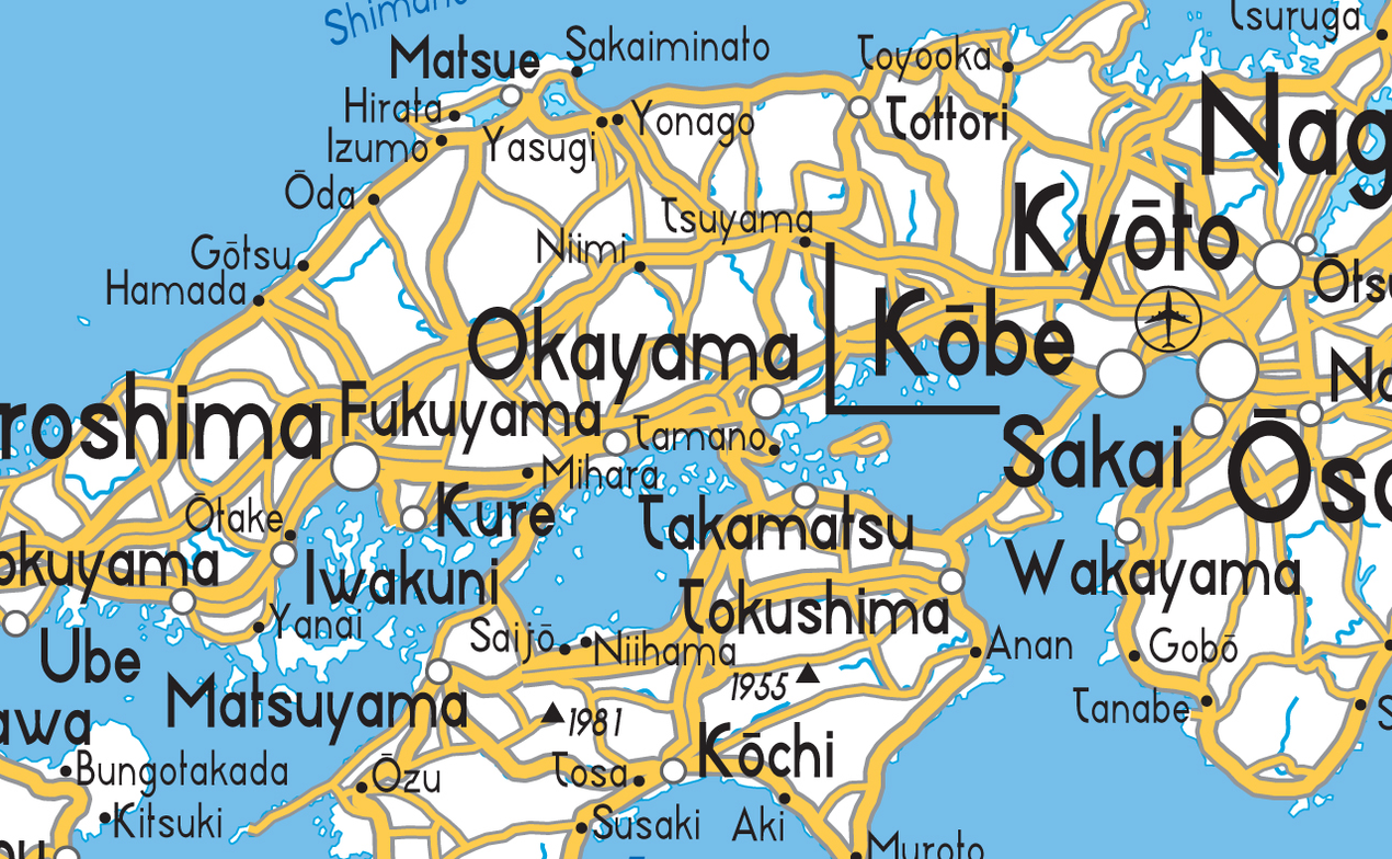 Japan Road Map– I Love Maps
