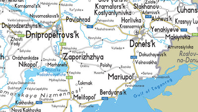 Ukraine Road Map– I Love Maps