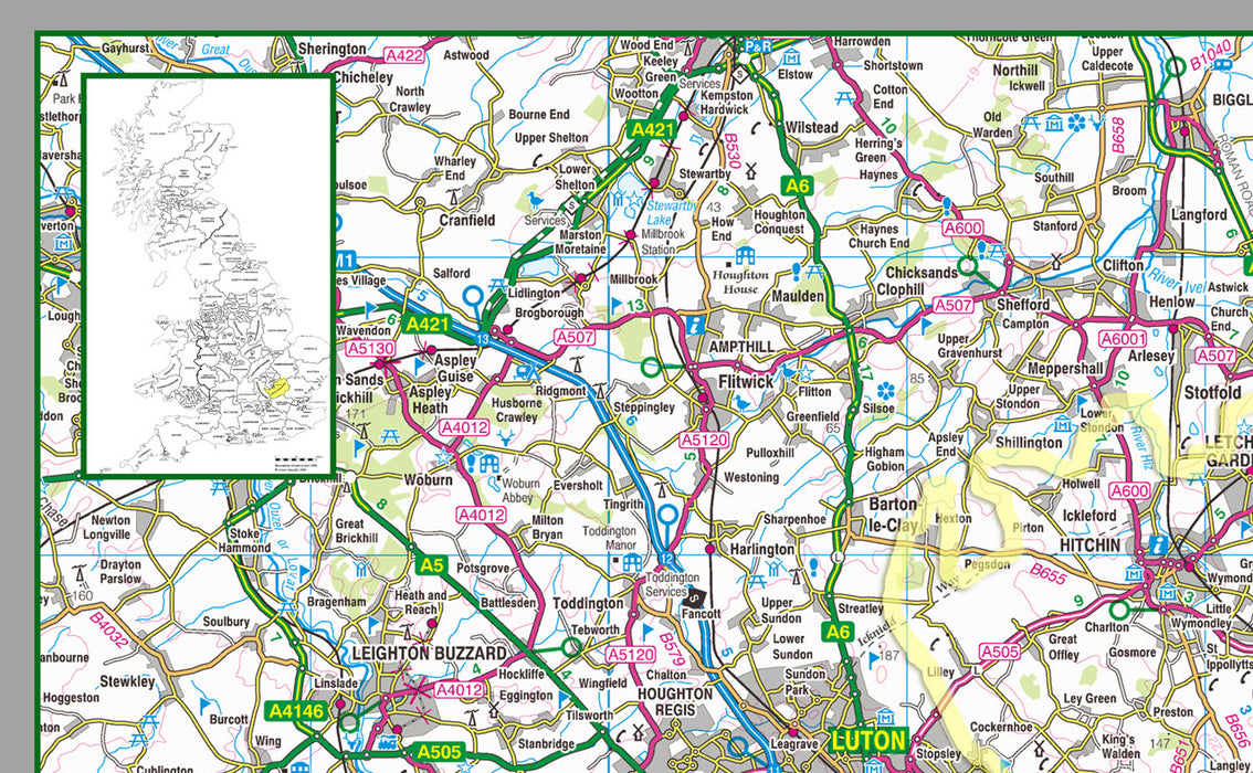 Hertfordshire County Map– I Love Maps